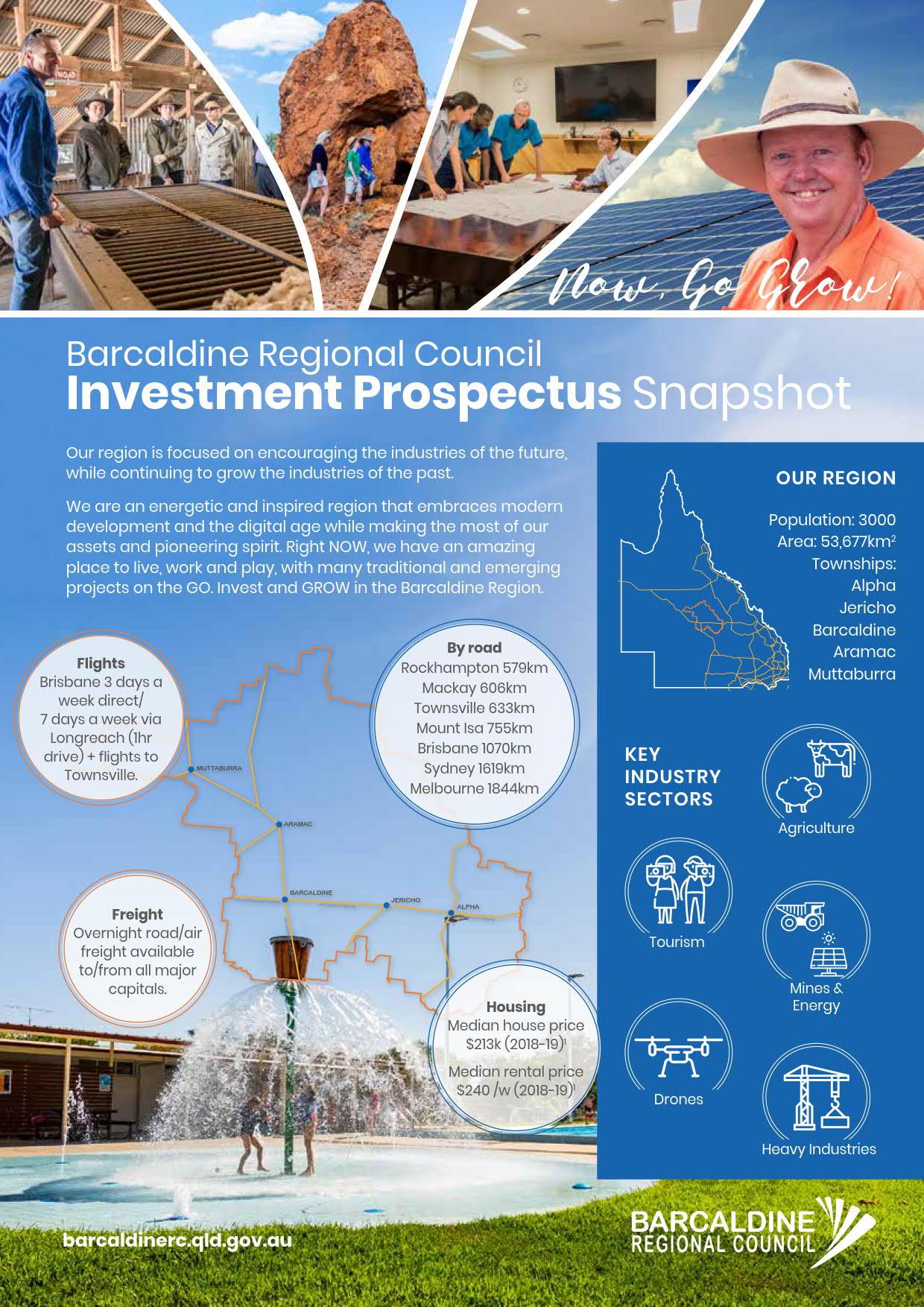 Investment prospectus | Barcaldine Regional Council