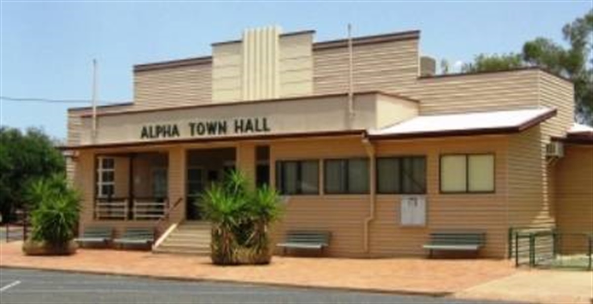 Alpha Town Hall | Barcaldine Regional Council